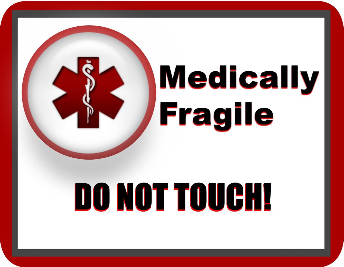 Medically Fragile Stick-N-Go Reusable Any Diagnosis Waterproof Pack of ...